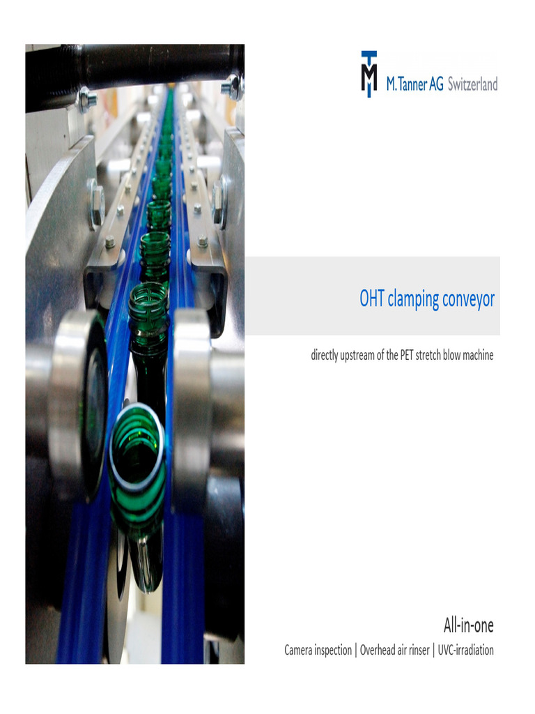 OHT Clamping Conveyor for PET Preforms | PDF