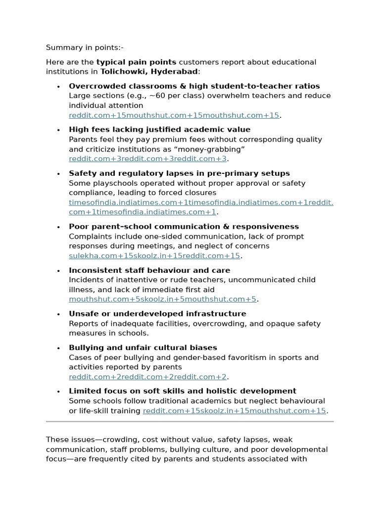 Summary in Points | PDF