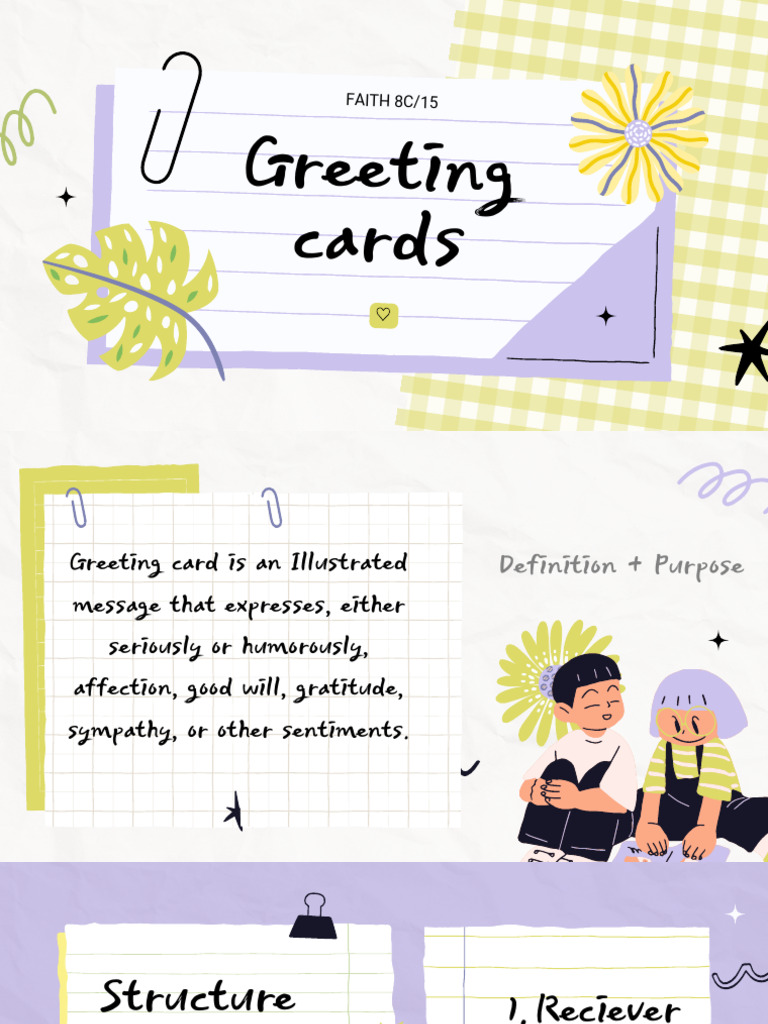 Greeting Card Structure and Examples | PDF