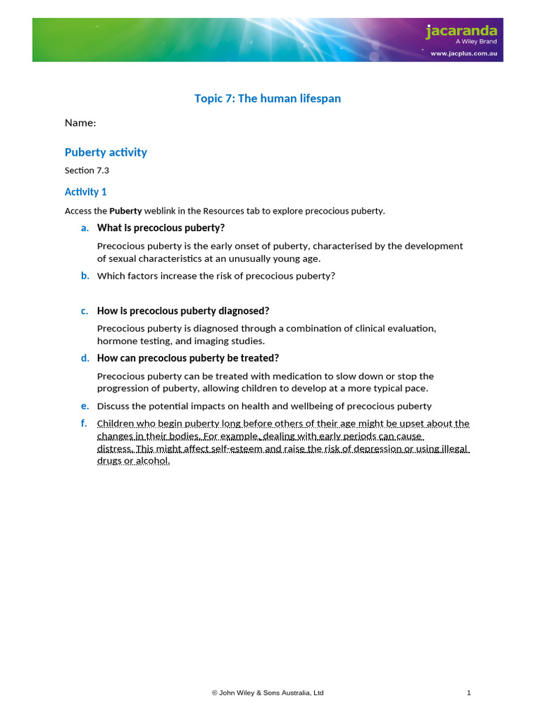 HHD Worsheet | PDF