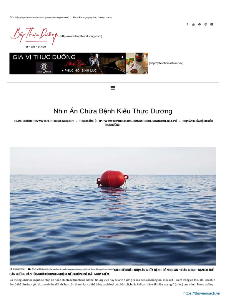 Nhin An Chua Benh Kieu Thuc Duong | PDF
