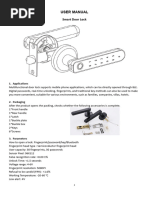 Manual of Smart Door Lock | PDF