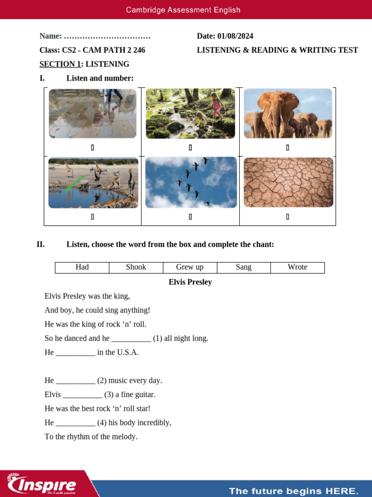 Reading Writing - CS2 Campath 2 246 - 01.08 | PDF