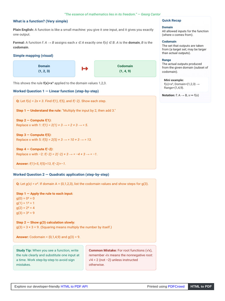 PDF Crowd | PDF | Function (Mathematics) | Functions And Mappings