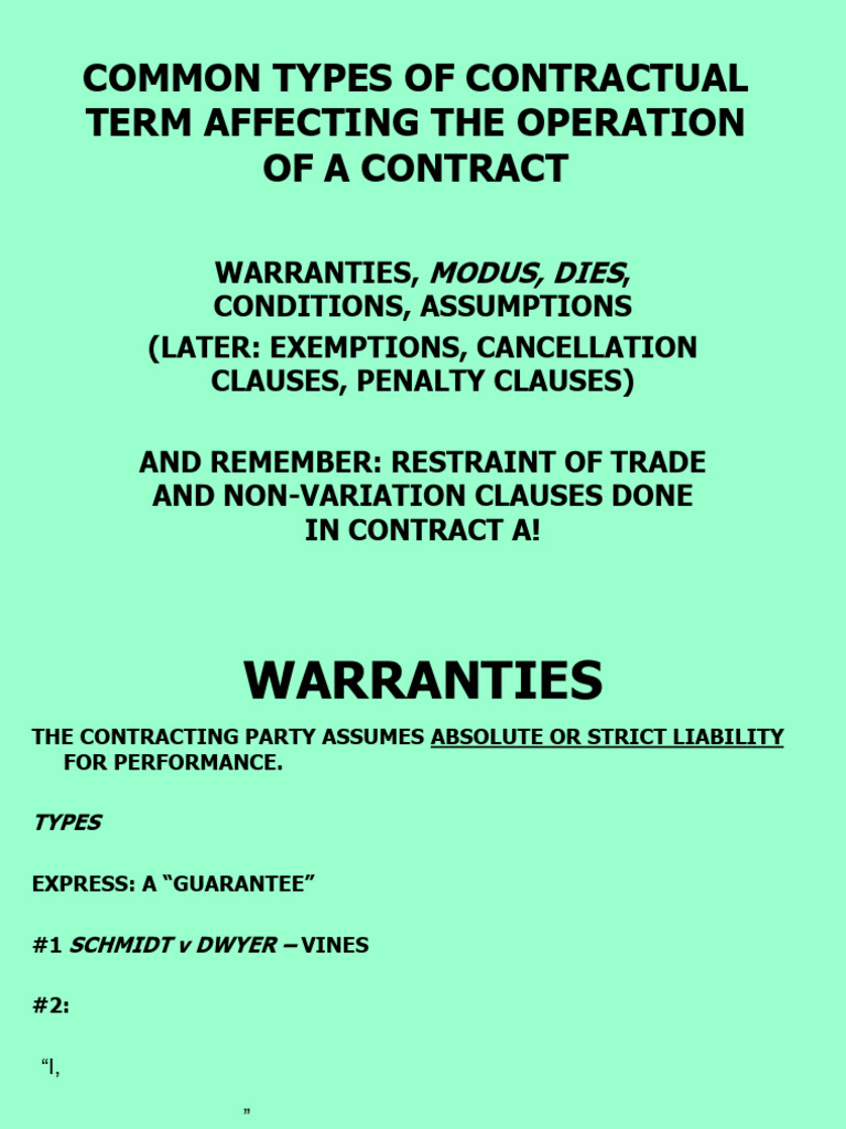 Types of Terms 1 | PDF