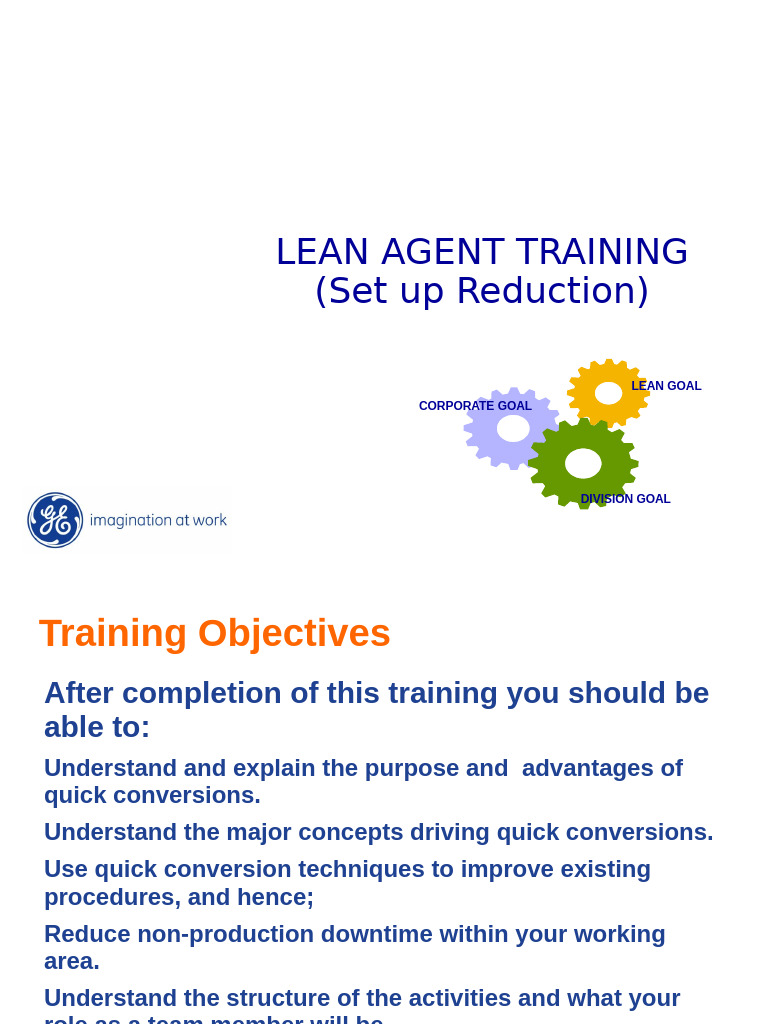 Lean Agent Training: Quick Conversions Guide | PDF | Lean Manufacturing ...
