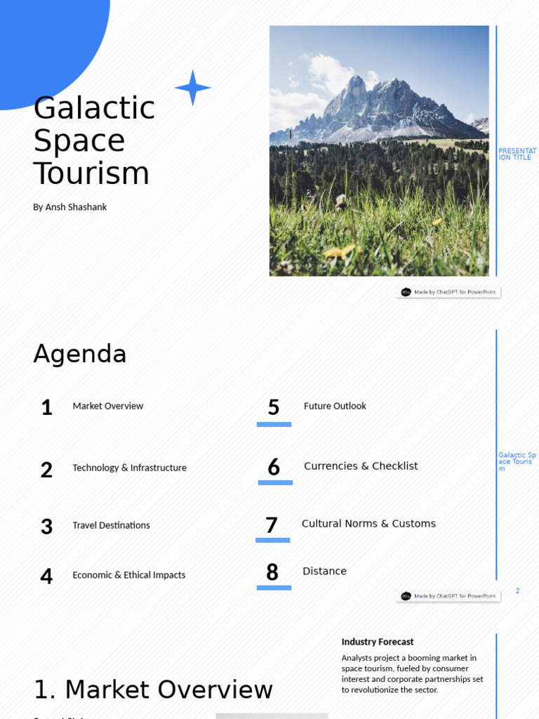 Galactic Space Tourism - Ansh Shashank | PDF | Planets | Mars