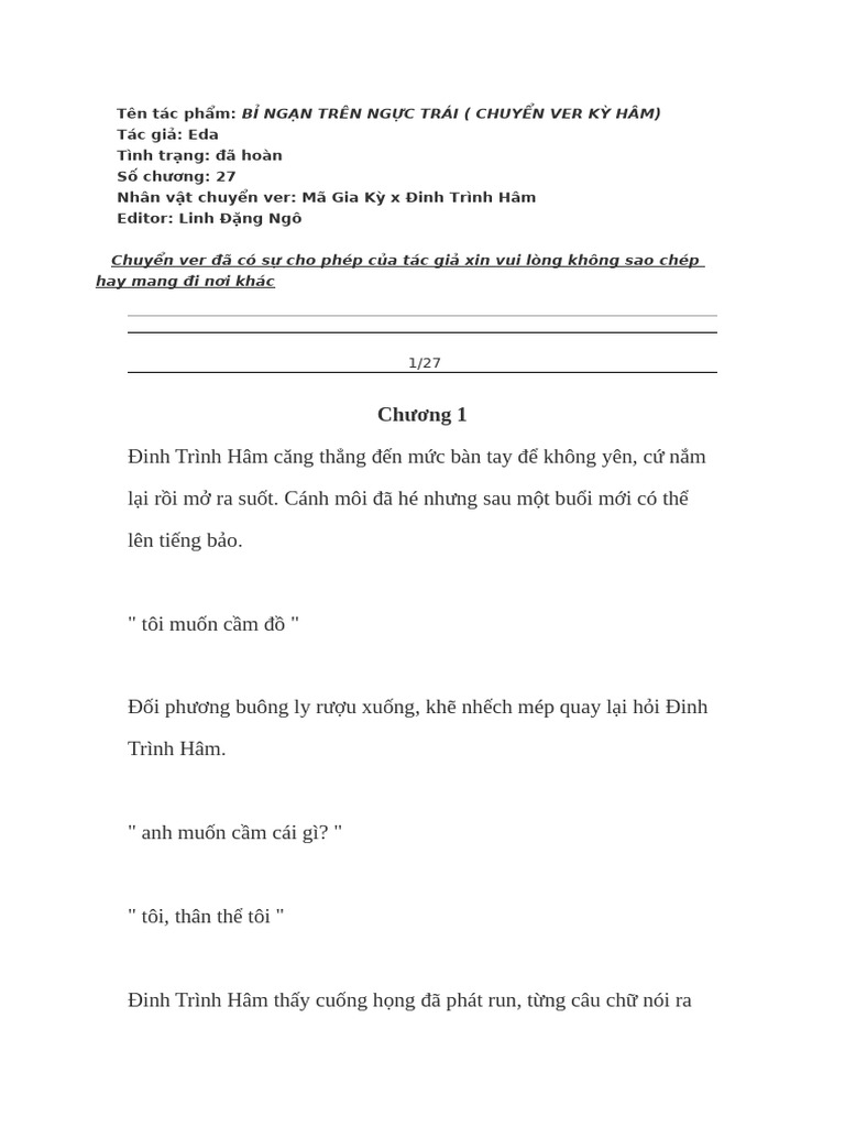 Bỉ Ngạn Trên Ngực Trái | PDF