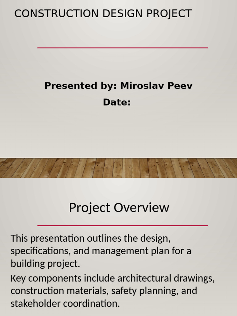 Construction Design Project Final Submission | PDF