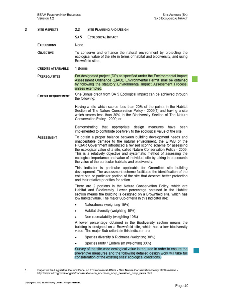 SA 5 Annotated Page (Form - v01) | PDF | Conservation Biology ...