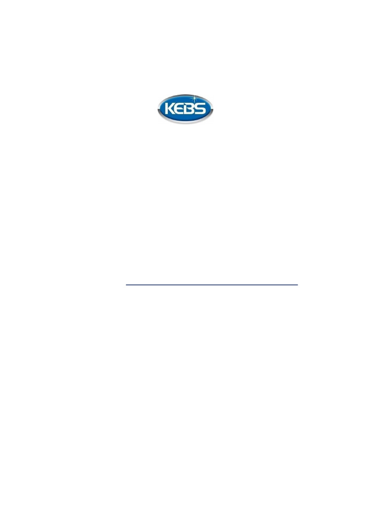 KEBS T015 2024 2025 Supply of Drinking Water | PDF | Joint Venture ...