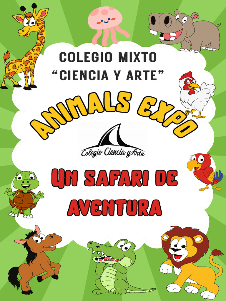 Documento A4 Portada de Libro de Cuentos de Animales Infantil Ilustrativo Colorido (1) | PDF