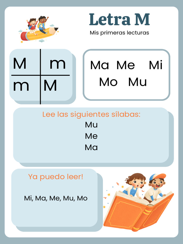 Pre Writing Book Report Educational Activity in Light Blue Illustration ...