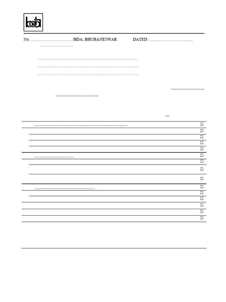 BDA Application Deficiency Notice | PDF