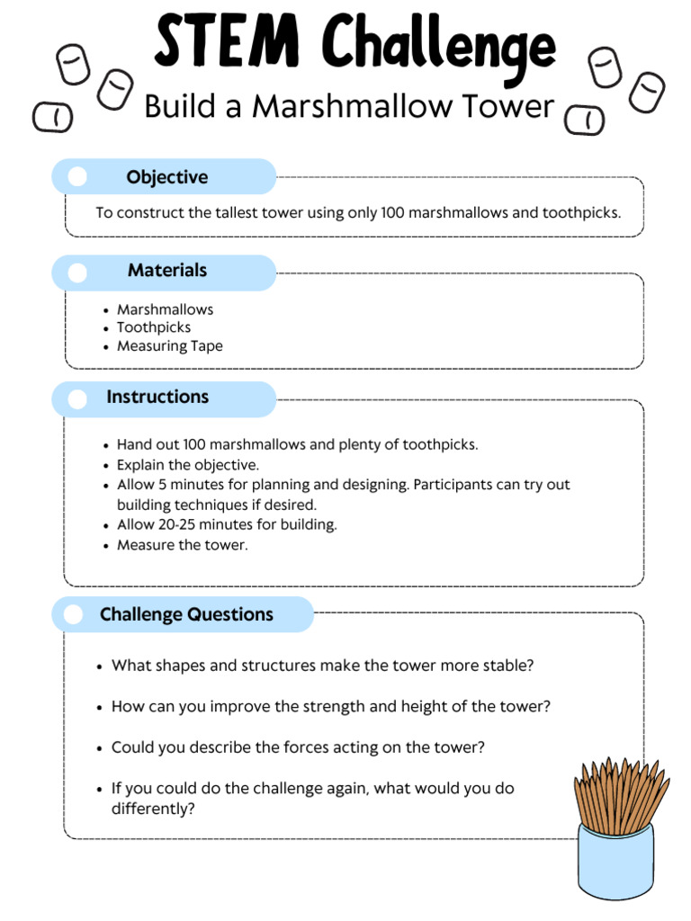 Marshmallow Tower Building Challenge | PDF
