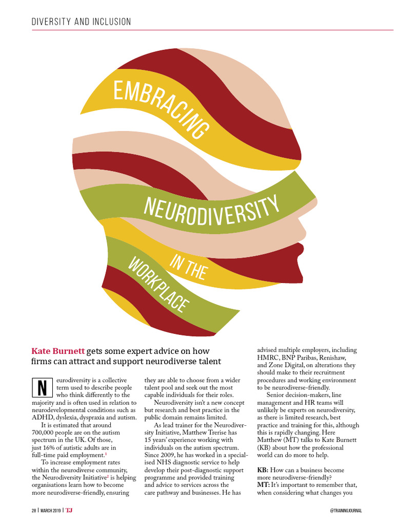 Burnett - Embracing Neurodiversity in The Workplace | PDF | Autism ...