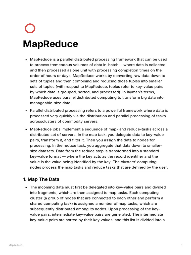 Map Reduce | PDF | Map Reduce | Algorithms