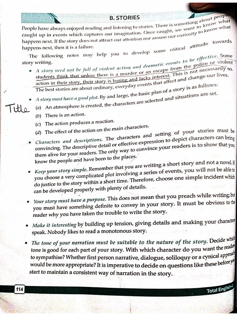 Story Writing | PDF
