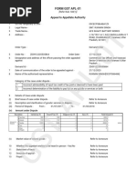 Form GST APL-01 | PDF | Taxes | Debits And Credits