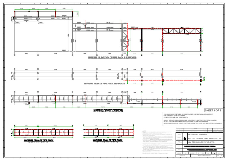 Structural Steel Fabrication Drawing | PDF | Welding | Construction