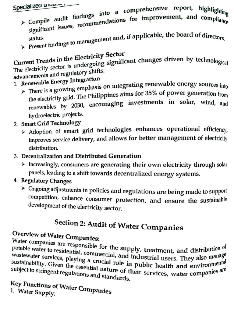 Audit of Water Telecom | PDF