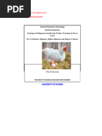 Poultry Farming Training Manual | PDF | Poultry Farming | Chicken