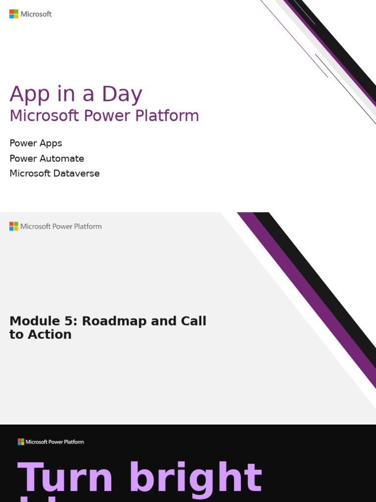 05 - Road Map and Call To Action | PDF | Microsoft Azure | Application Software