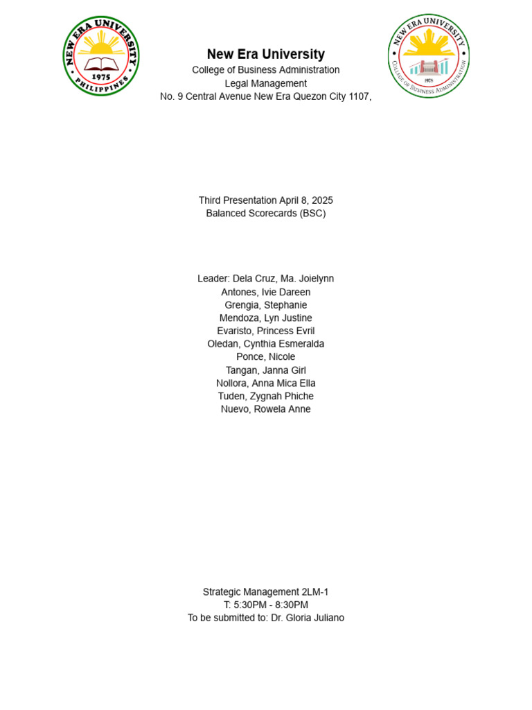Balanced Scorecard for Law Firms | PDF | Employee Retention ...