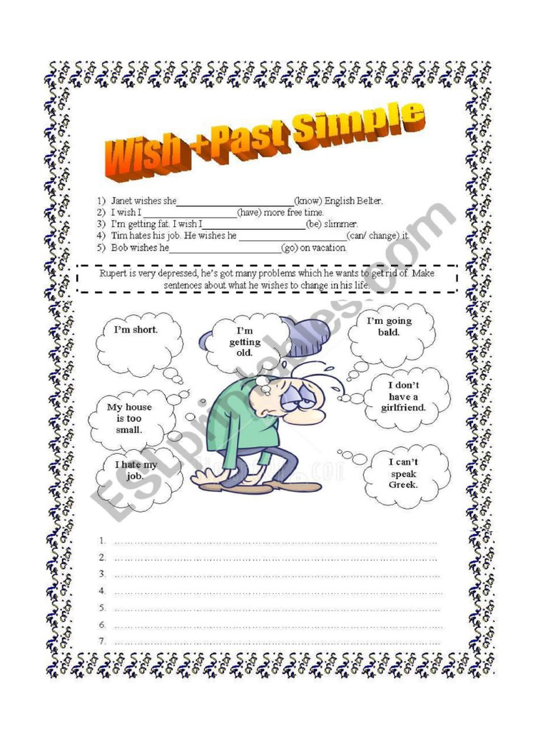 Wish + Simple Past | PDF