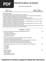 KCBE Science QA Exam Paper. Final | PDF | Chemical Compounds | Ion