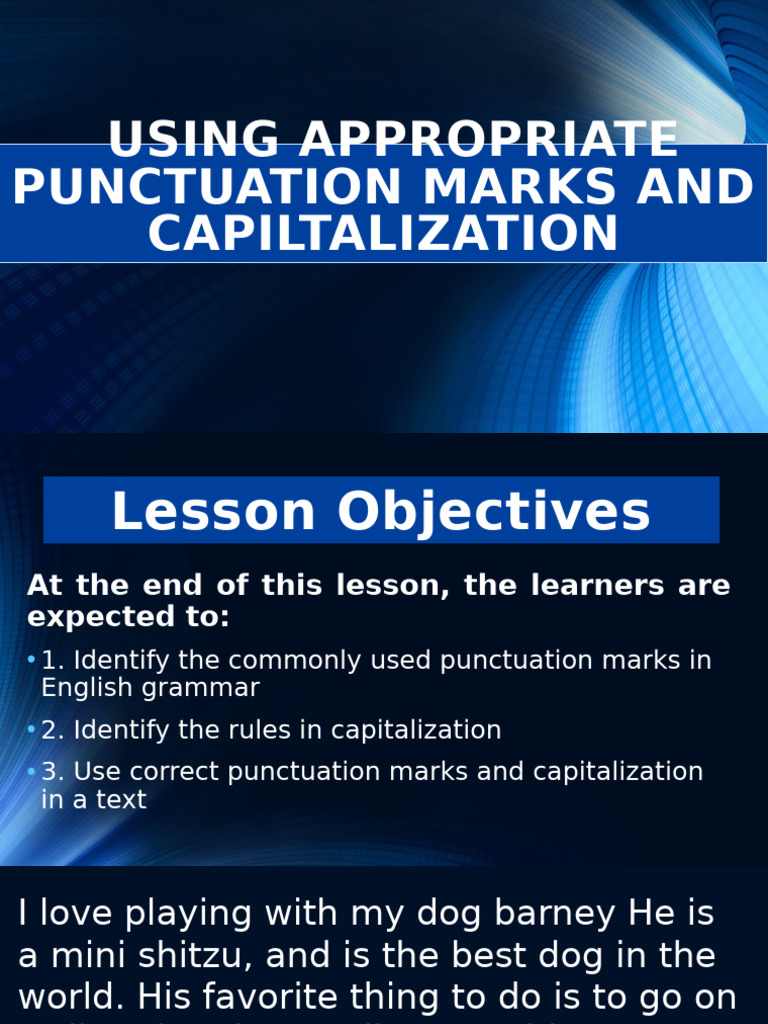 Capitalization Rules in Punctuation | PDF | Ellipsis | Punctuation