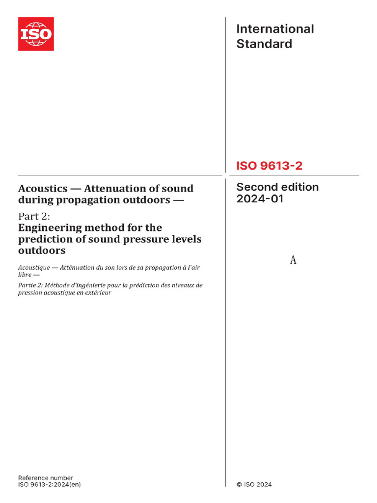 Iso 9613-2 | PDF