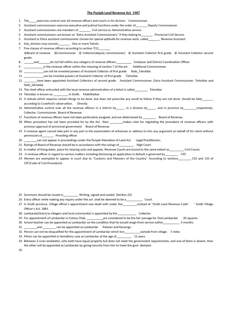 Role of Assistant Commissioners in Revenue | PDF | Judiciaries | Common Law