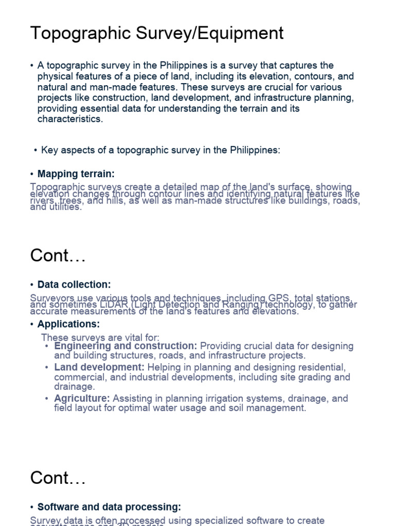 GE 214 Topog Survey and Equipt 9.13.2025 | PDF | Topography | Surveying