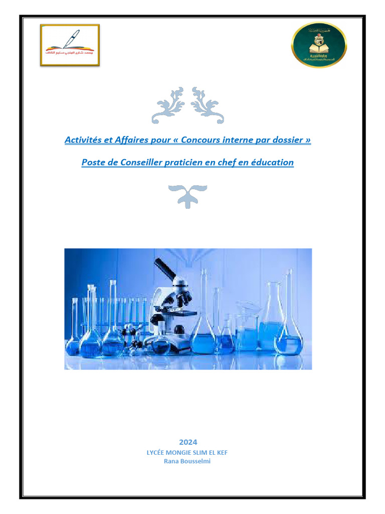Rapport sur le Concours de Conseiller Éducatif | PDF | Enseignants ...