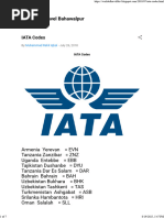 IATA Codes PK | PDF