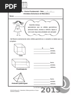 Face - Aresta e Vertice-4ºano | PDF