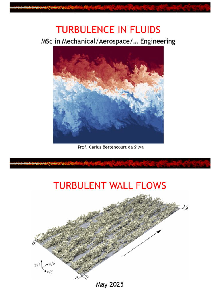 Aula14_Turb_in_Fluids_Wall_Turbulence | PDF | Turbulence | Reynolds Number