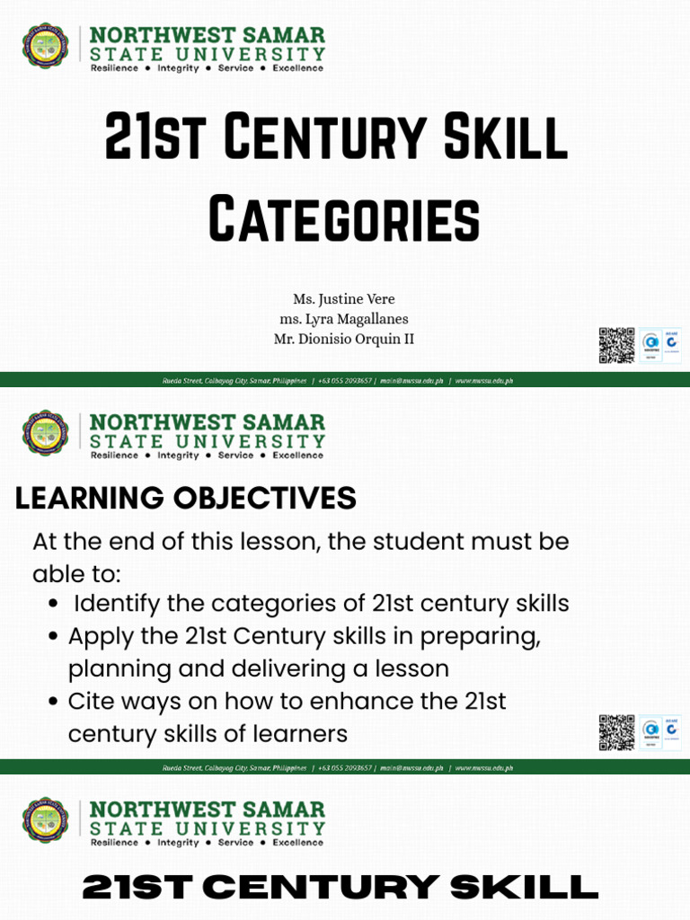 21st Century Skills in Learning | PDF | Learning | Educational Assessment
