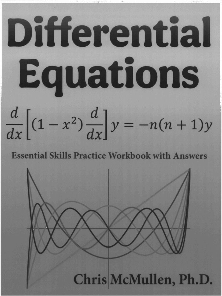 Differential Equations-Essential Skills Practîce Workbook | PDF
