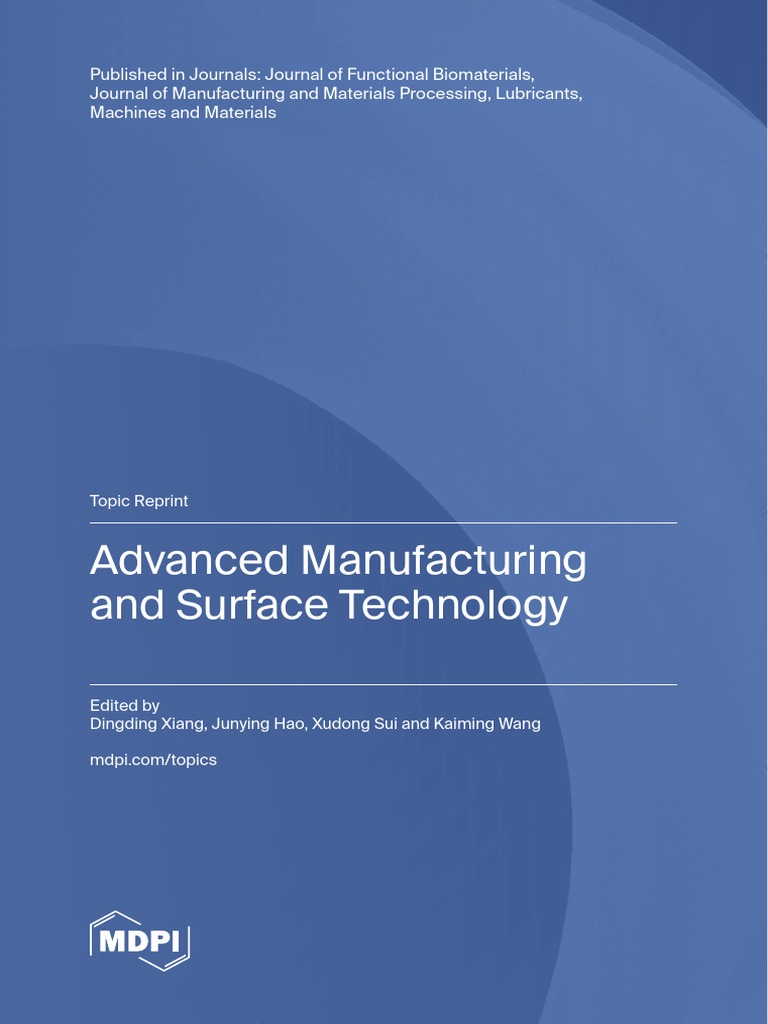 Advanced Manufacturing Insights and Research | PDF | Strength Of ...