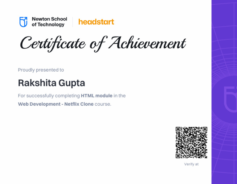 Certificate Module HTML | PDF