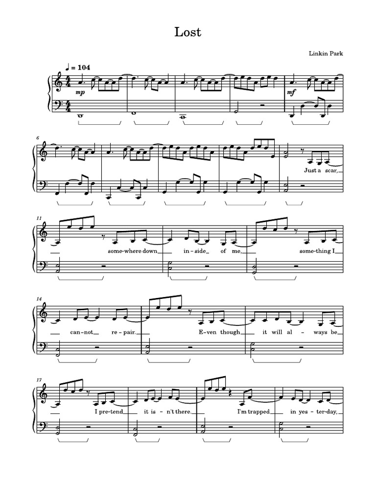 Lost Linkin Park Lyrics Deutsch