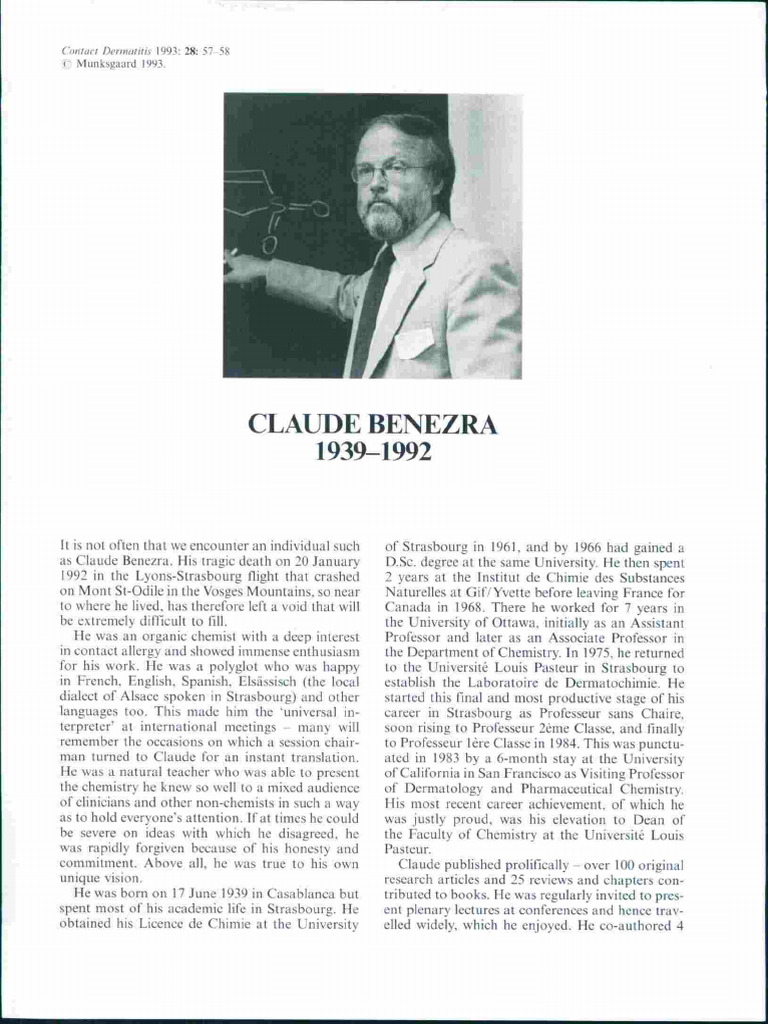 Claude Benezra 1939-1992 (Z-Library) | PDF