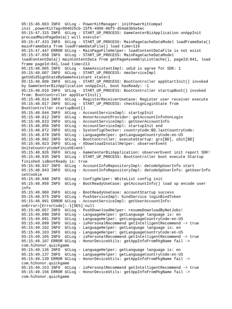 Game Center Startup Log Analysis | PDF | World Wide Web Consortium ...