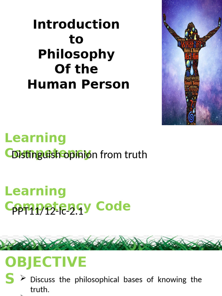 Understanding Truth in Philosophy | PDF | Truth | Knowledge