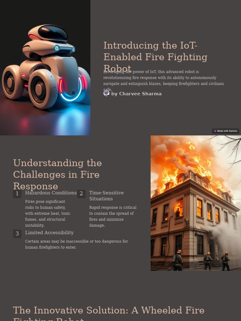 Introducing The IoT Enabled Fire Fighting Robot | PDF | Internet Of ...