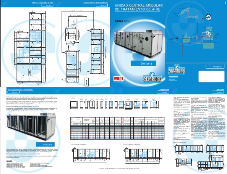 SEMPERE - Catalogo Unidades de Tratamiento de Aire - CHD - 2010-2011 | PDF | Ventilador mecánico ...