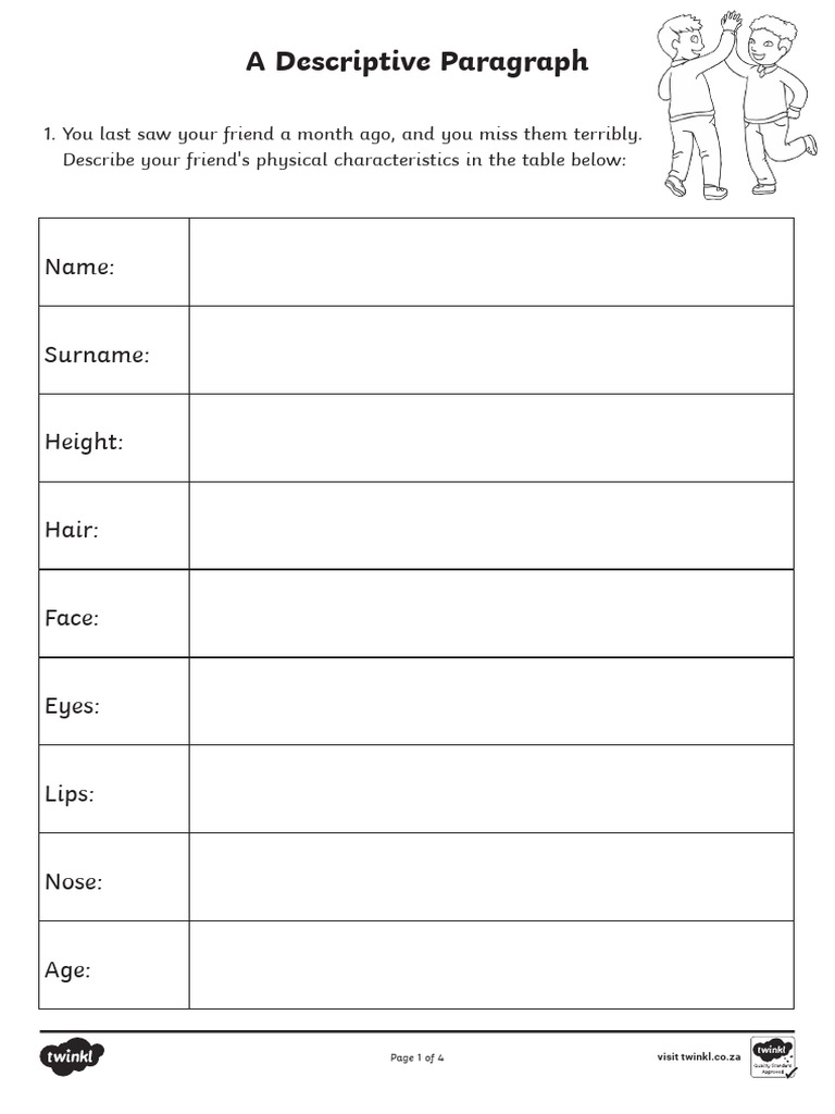 Writing Activities GR 4 5 6 | PDF | Senses | Essays