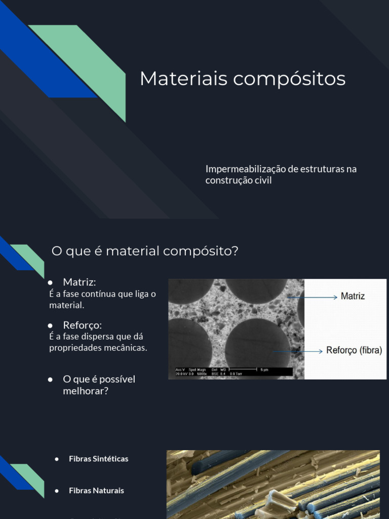 Materiais Compósitos na Impermeabilização | PDF